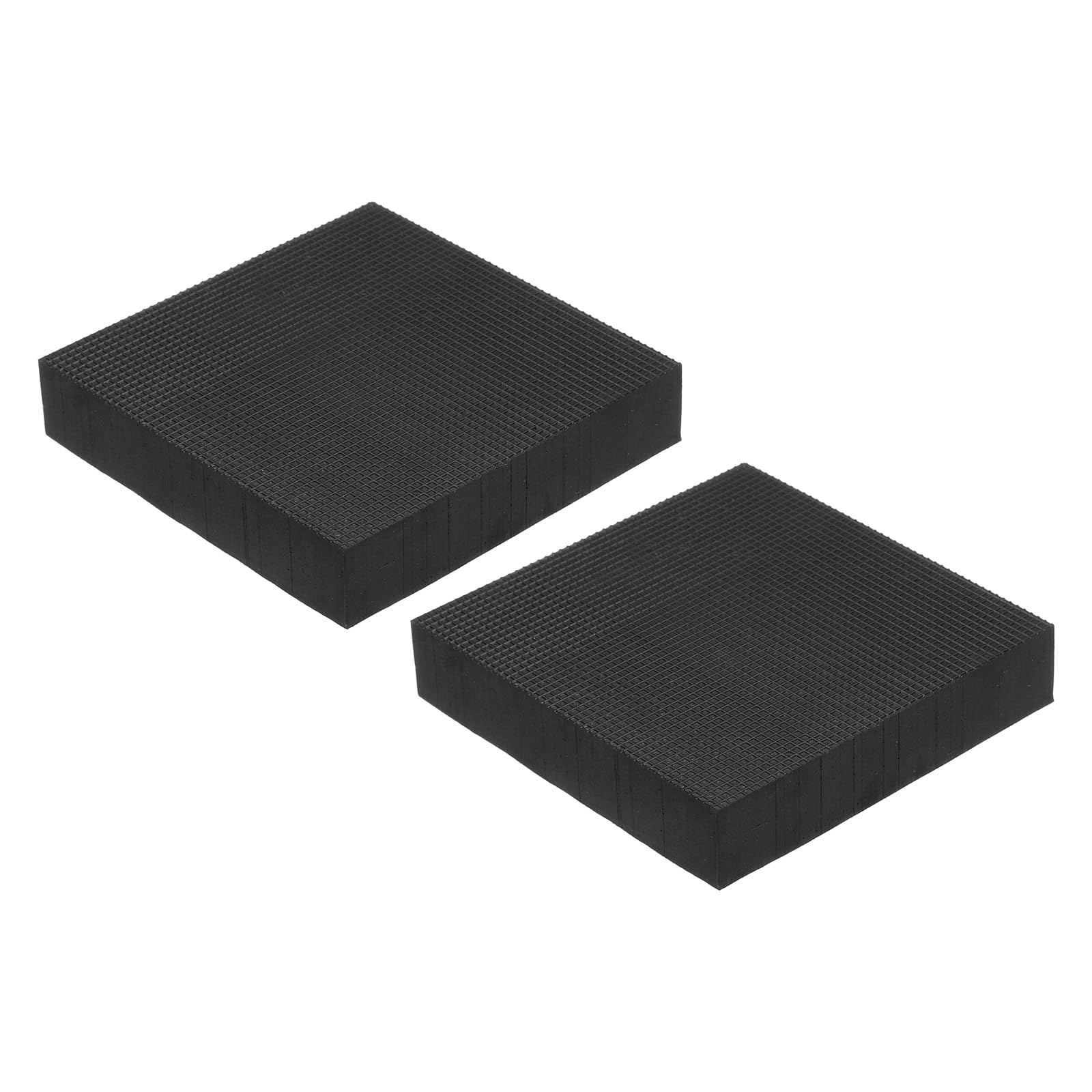 PATIKIL Rubber Anti-Vibration Pads, 2 Pcs Square Vibration Isolation ...