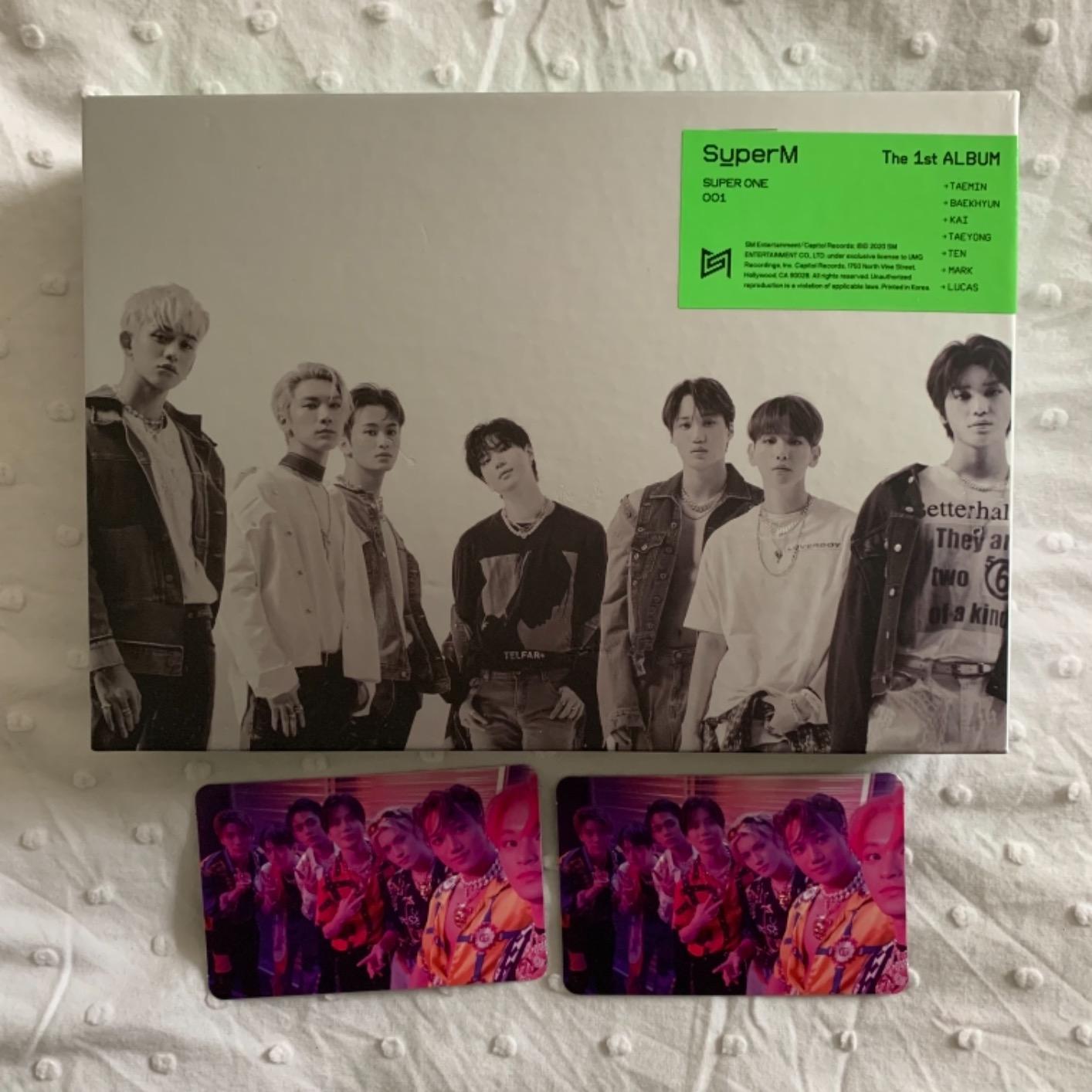 SuperM 1st Album - SUPER ONE [ UNIT B ver. ] CD + Photobook + Booklet ...