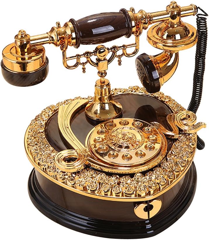 Amazon.com: Vintage Telephone Figurine, Enamel Telephone Figurine ...