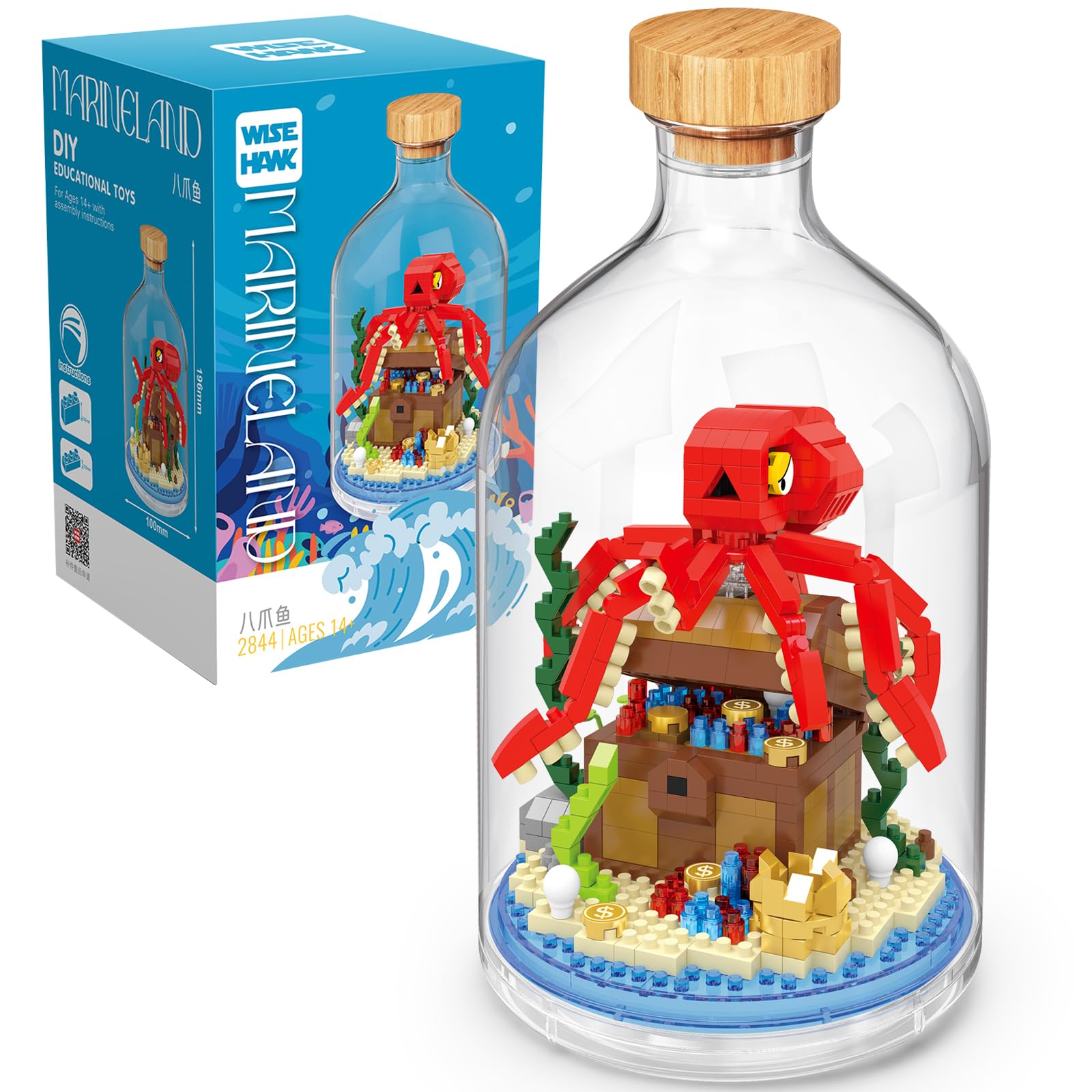 Amazon.com: OLTLYUNH Creative Fish Toy Building Set,Adult Mini Animal ...