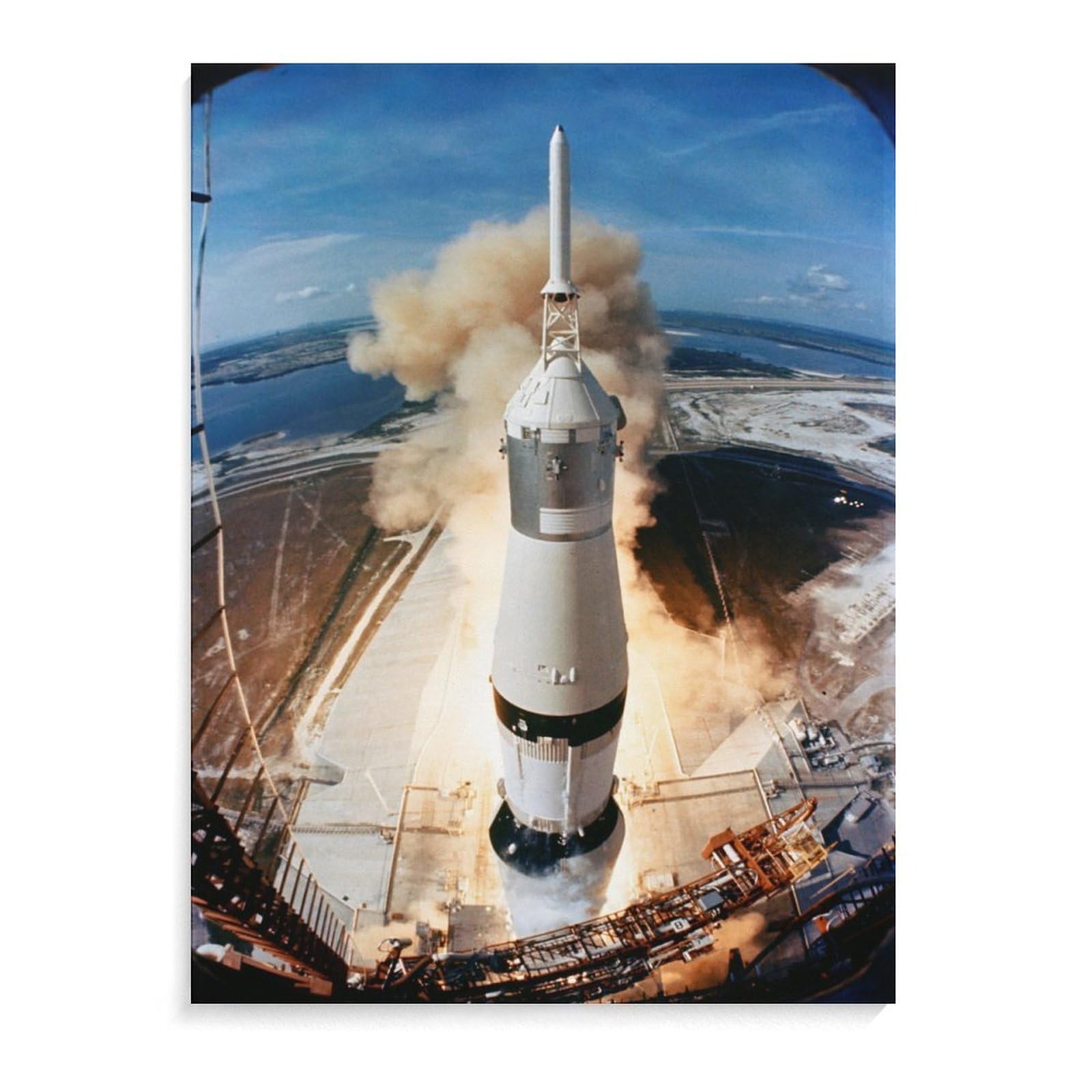 American Space Rockets Poster