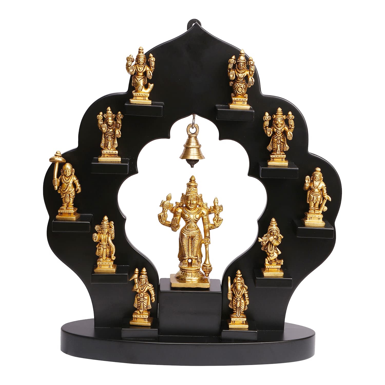 Artvarko Brass Dashavatara Dasavatharam Of Lord Vishnu Statues Ten ...