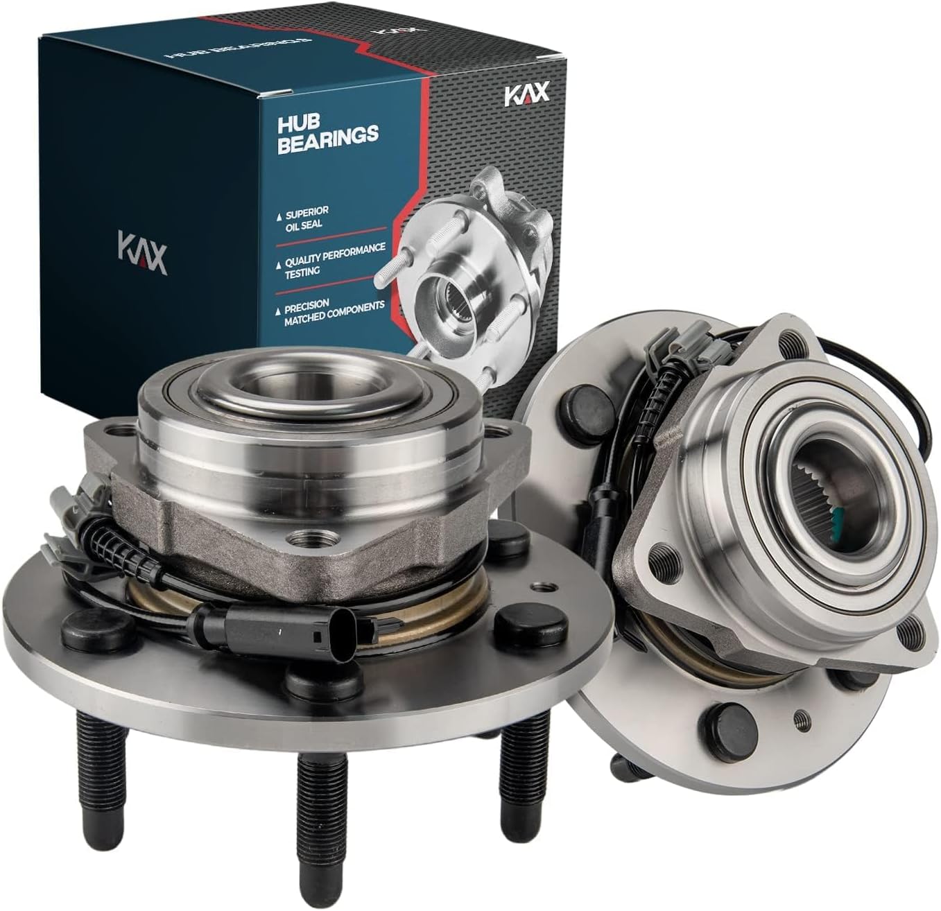 Amazon.com: KUSATEC 515098 2Pack Front Wheel Bearing and Hub Assembly ...