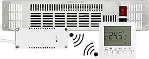 TCP Plinth 2kW Stainless Steel Fan Heater – Kickboard Heater for Under ...