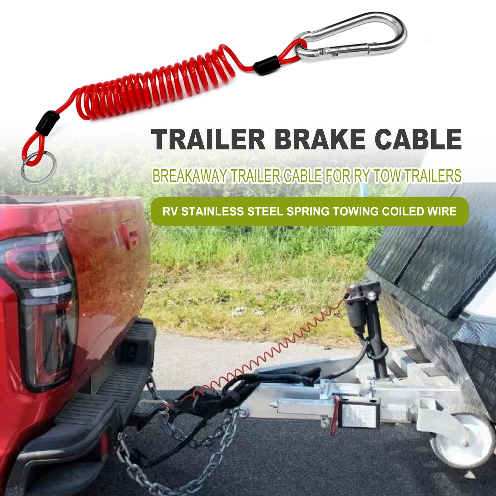 Trailer Wire Boat Trailer Straps Travel Trailer Emergency Brake Cable ...