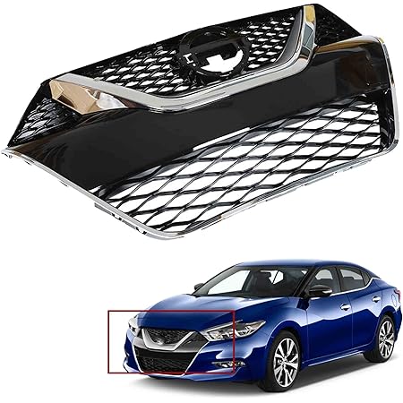 Amazon.com: PartsFlow Front Grille w/Chrome Trim For 2016 2017 2018 ...