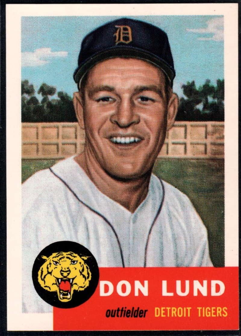 Amazon.com: 1991 Topps Archives 1953 Reprint Baseball #277 Don Lund ...