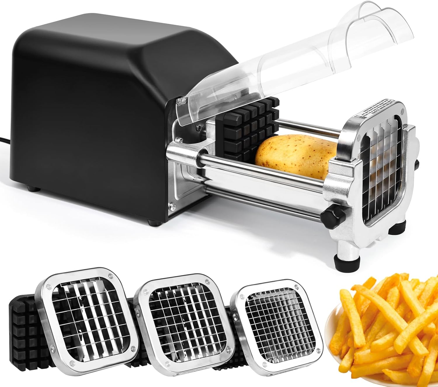 Amazon.com: Befano Electric French Fry Cutter, Upgrade Lid Control ...