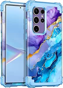 Amazon.com: Casetego Compatible with Galaxy S24 Ultra 5G Case,Three Layer Heavy Duty Sturdy ...