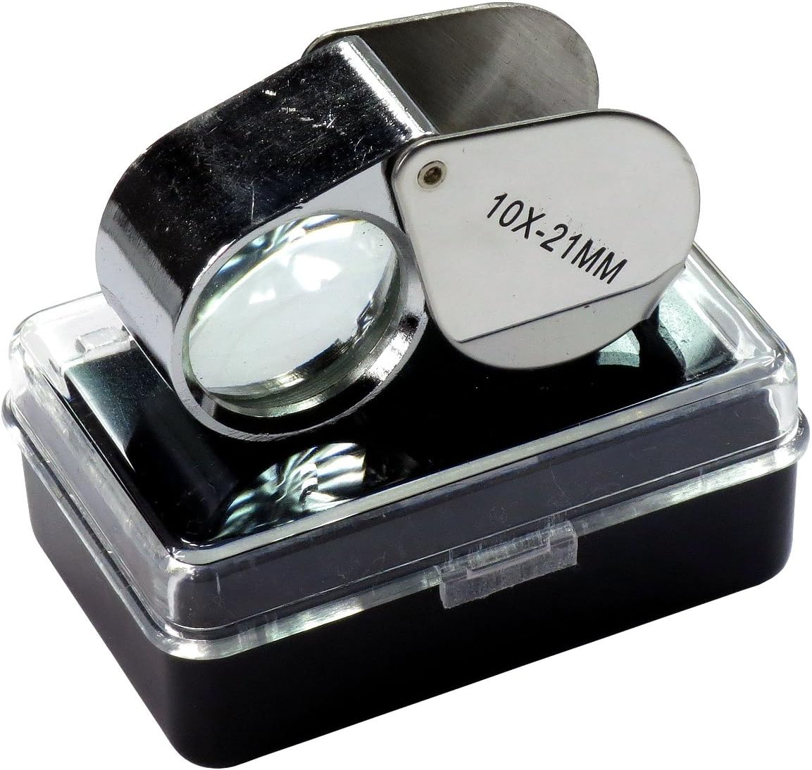 Amazon.com: Loupes 10x Glass Jeweler Loupe Loop Eye Magnifier ...