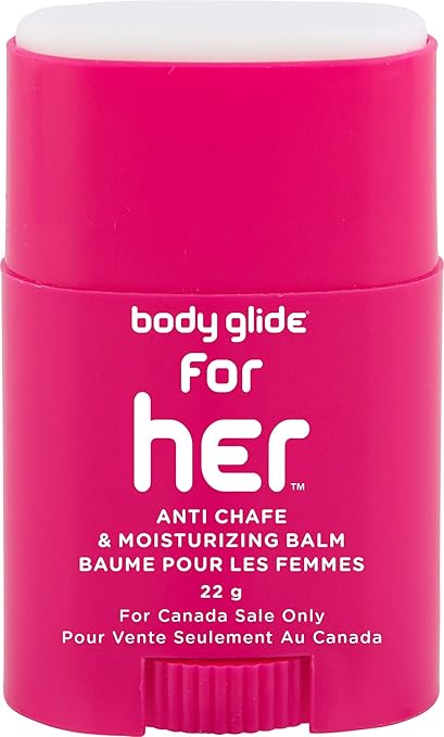 Body Glide For Her Moisturizing Anti Chafe Balm Stick (for Canadian ...