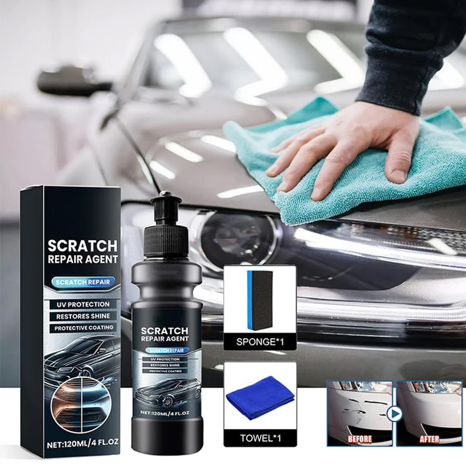 Car Scratch Remover For Deep Scratches 2025 Upgraded Car Scratch ...