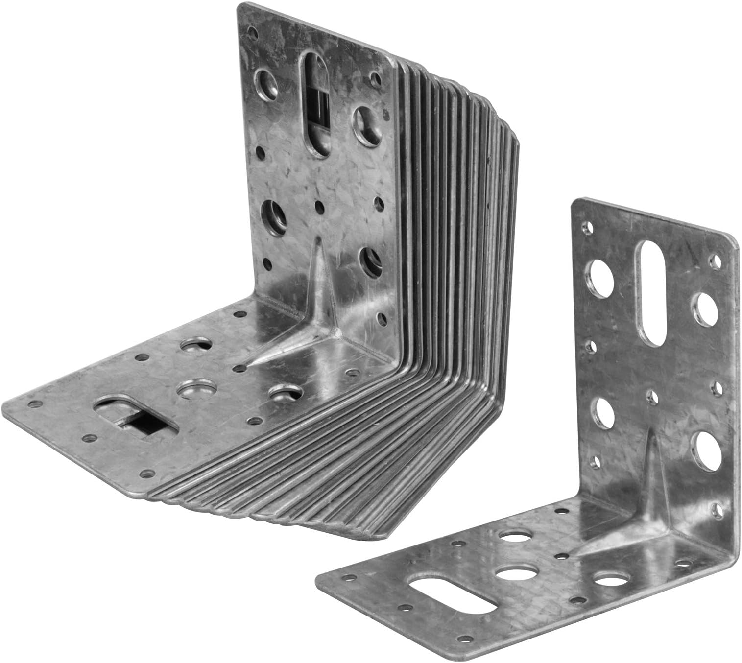 Amazon.com: 20 Pack L Right Angle Bracket, 4-1/8" x 3-1/2" Corner Brace ...
