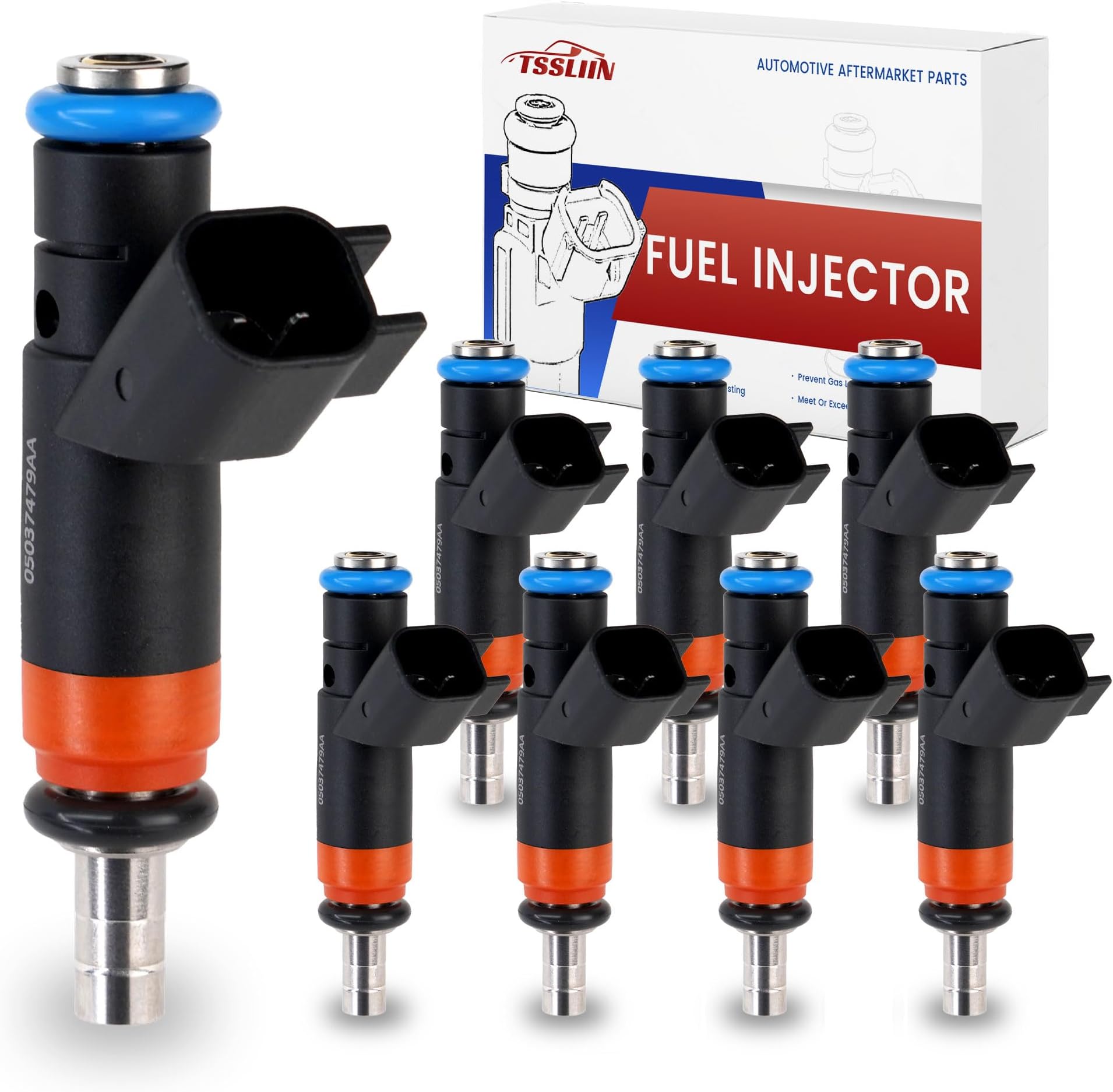 Amazon.com: IXGKHC SET 8 Fuel Injectors 05037479AA For 2006-17 Chrysler ...