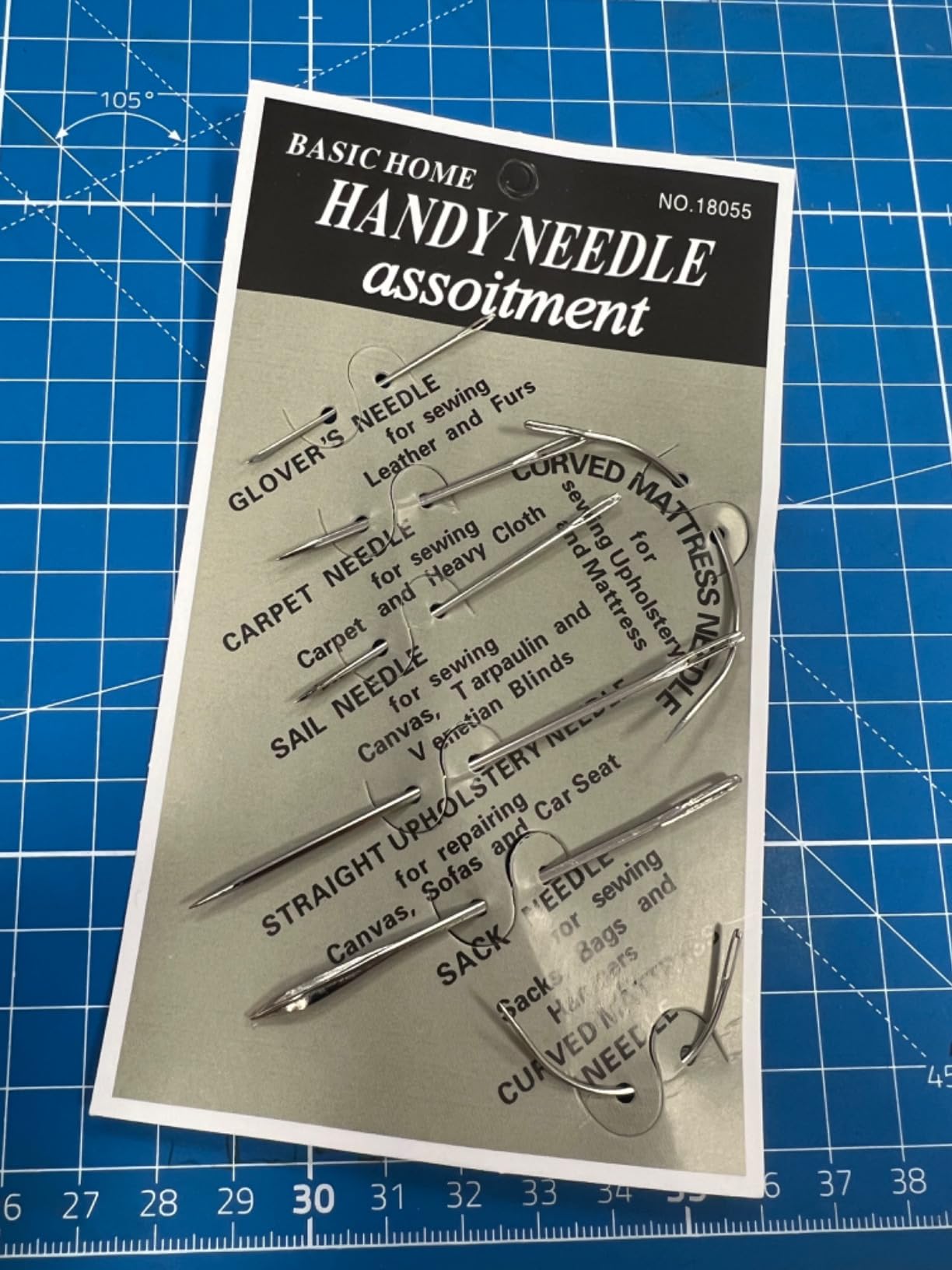 tao pipe 10 Pieces Curved Upholstery Hand Sewing Needles Sewing Needles ...