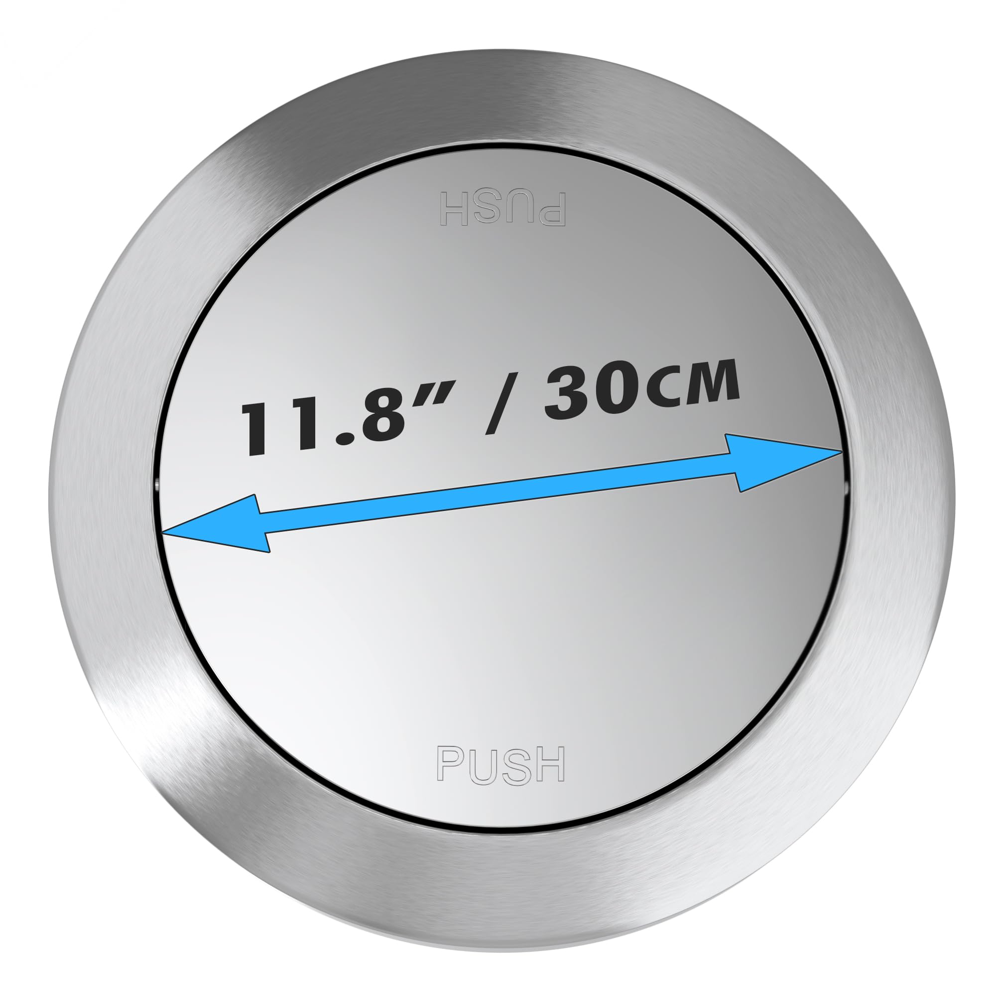 Snapklik.com : Titan 17 Gallon Swing Open Trash Can, Stainless Steel ...