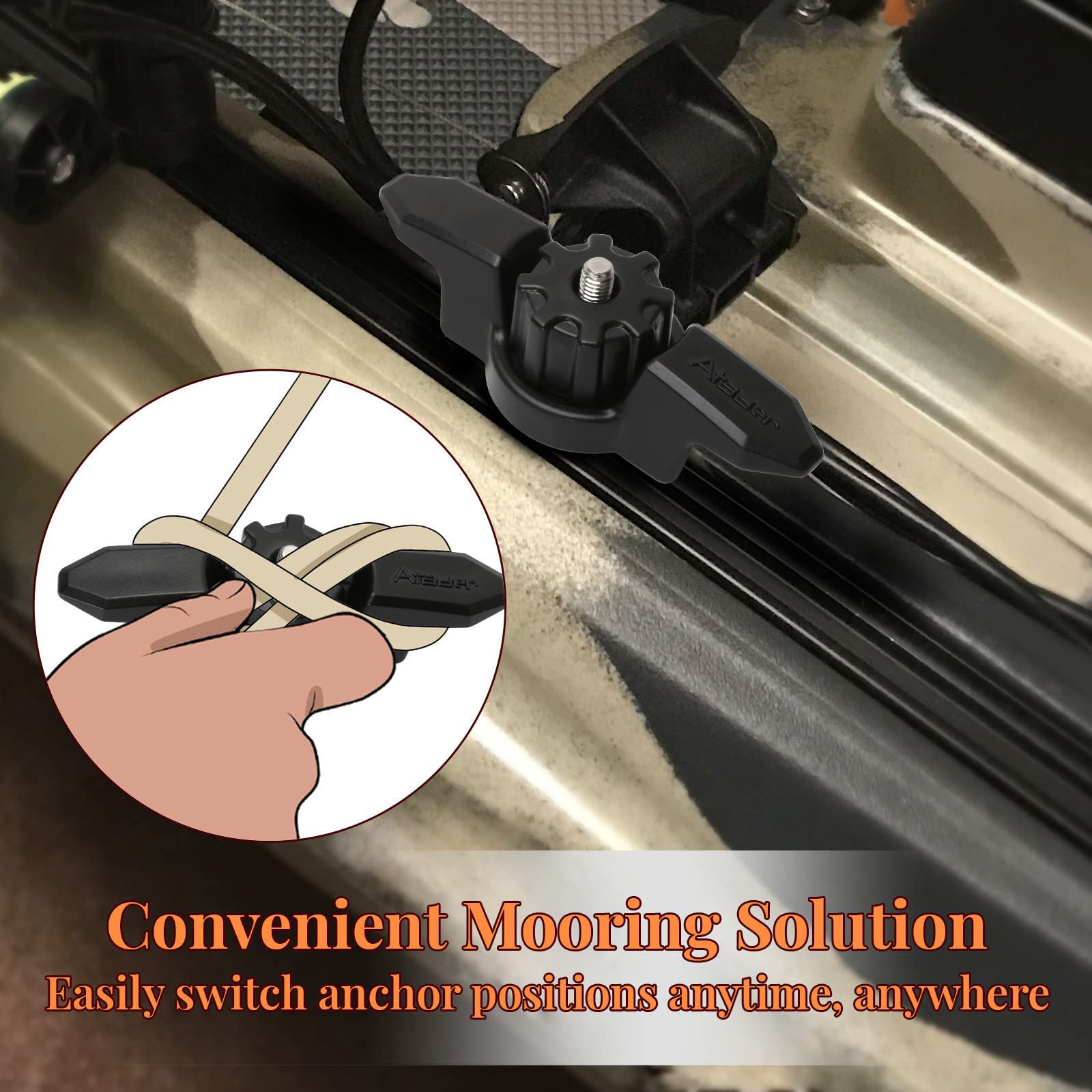 Snapklik.com : Kayak Anchor Cleat For Kayak Track Mount, Standard Kayak ...