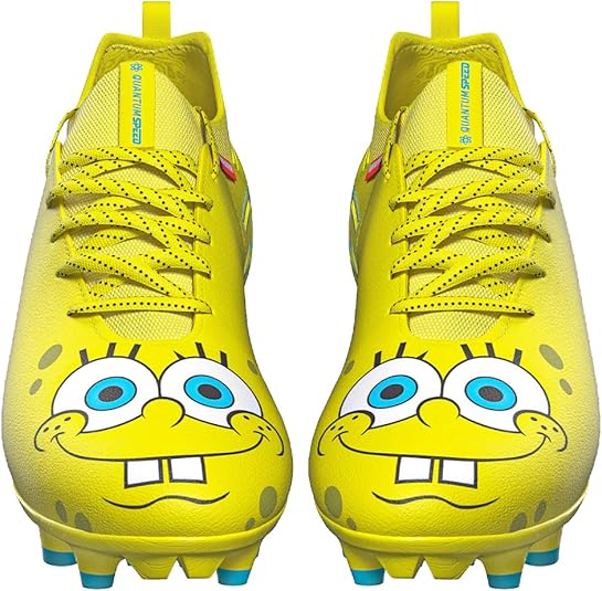 Amazon.com | Phenom Elite Spongebob Quantum Speed 2.0 Football Cleats ...