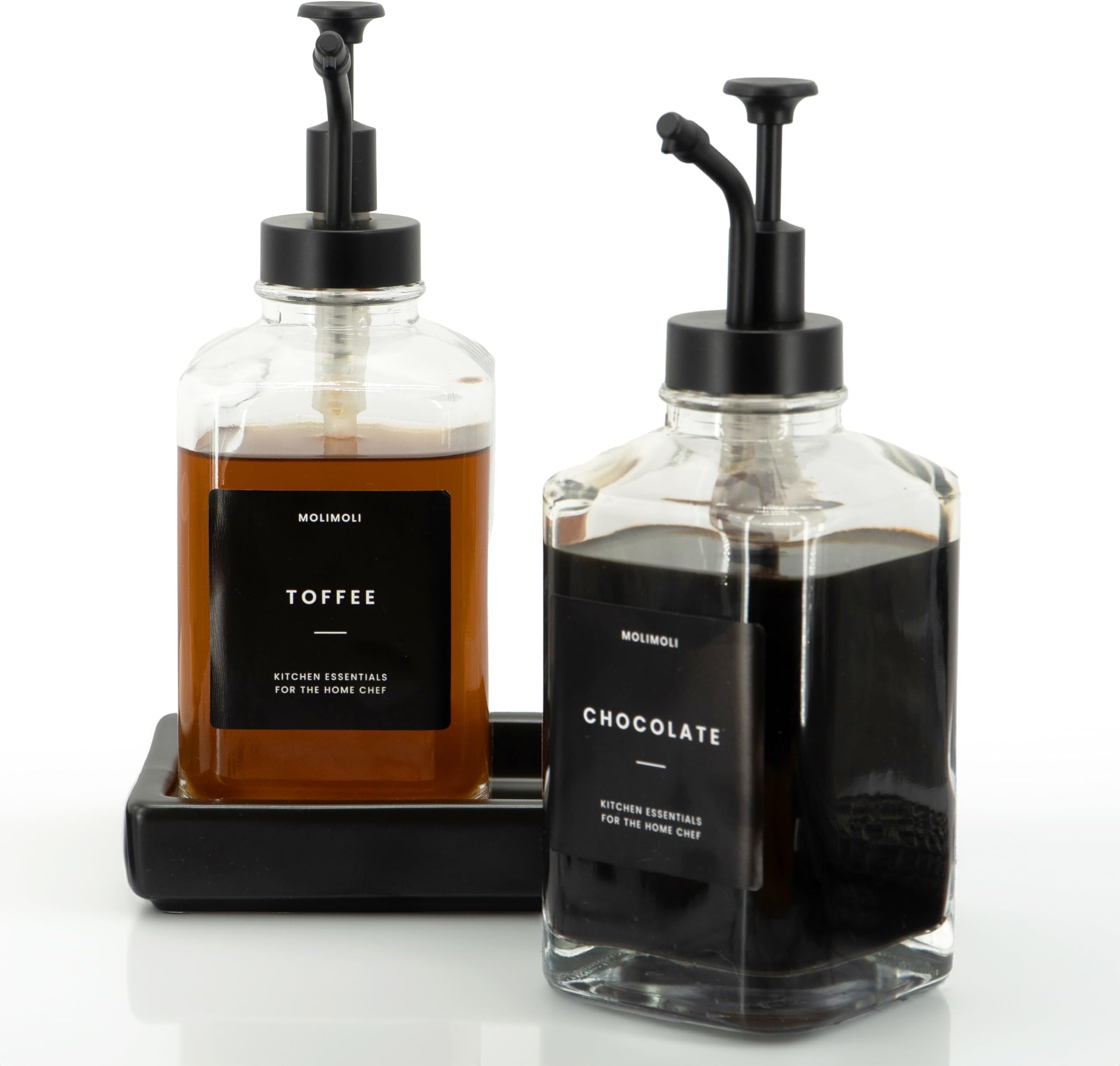 Amazon.com: MoliMoli Coffee Syrup Dispenser for Coffee Bar | Olive Oil ...