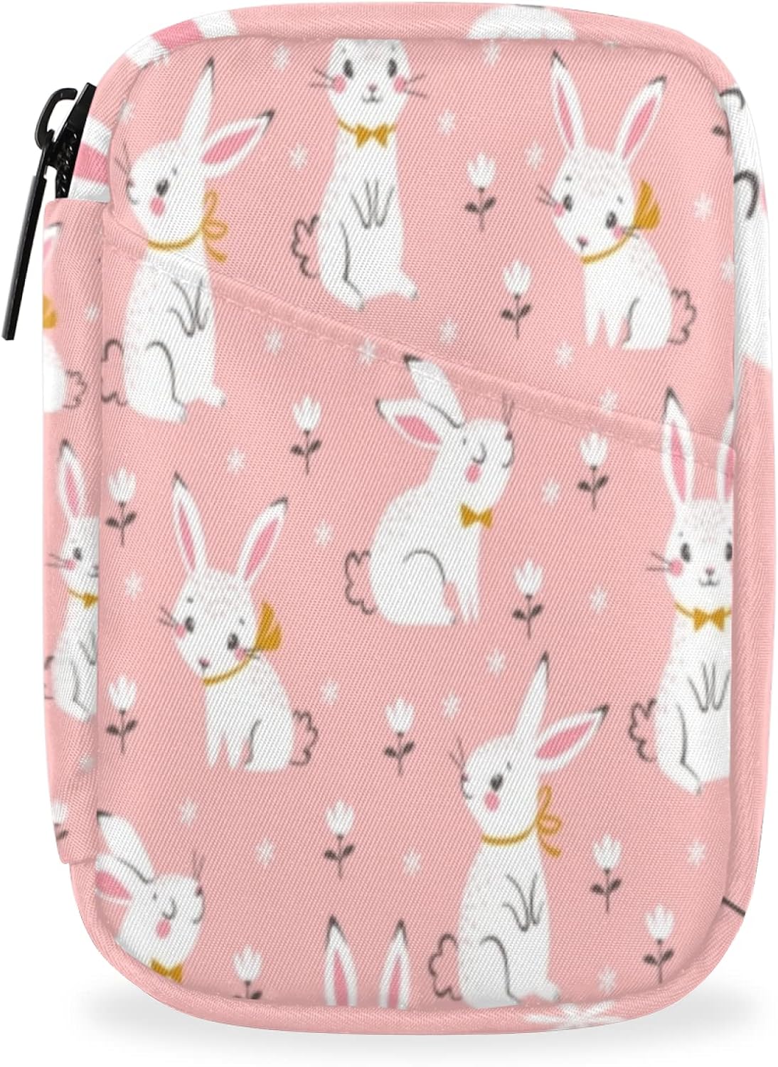Amazon.com: Cute Rabbit Pill Case, Bunny Flower Weekly Pill Bag 7 Days ...