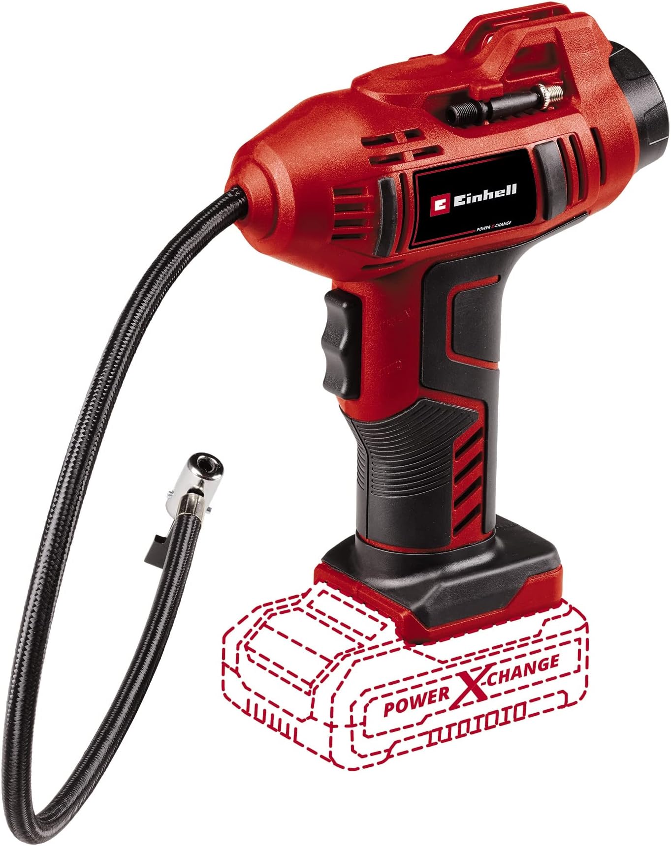 Einhell Power X-Change Cordless Air Compressor - 3-in-1: High-Pressure ...