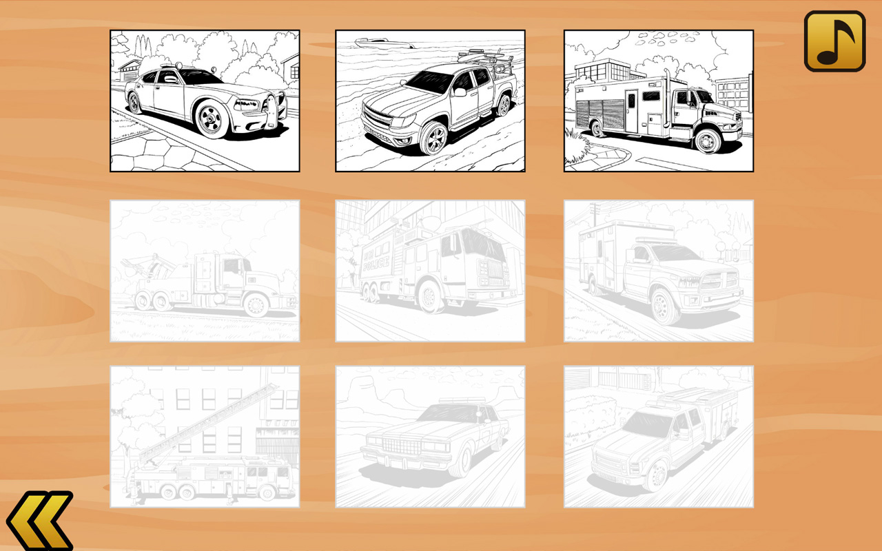 Kids Vehicles: Emergency - Police, Fire & Rescue Lite + puzzle ...