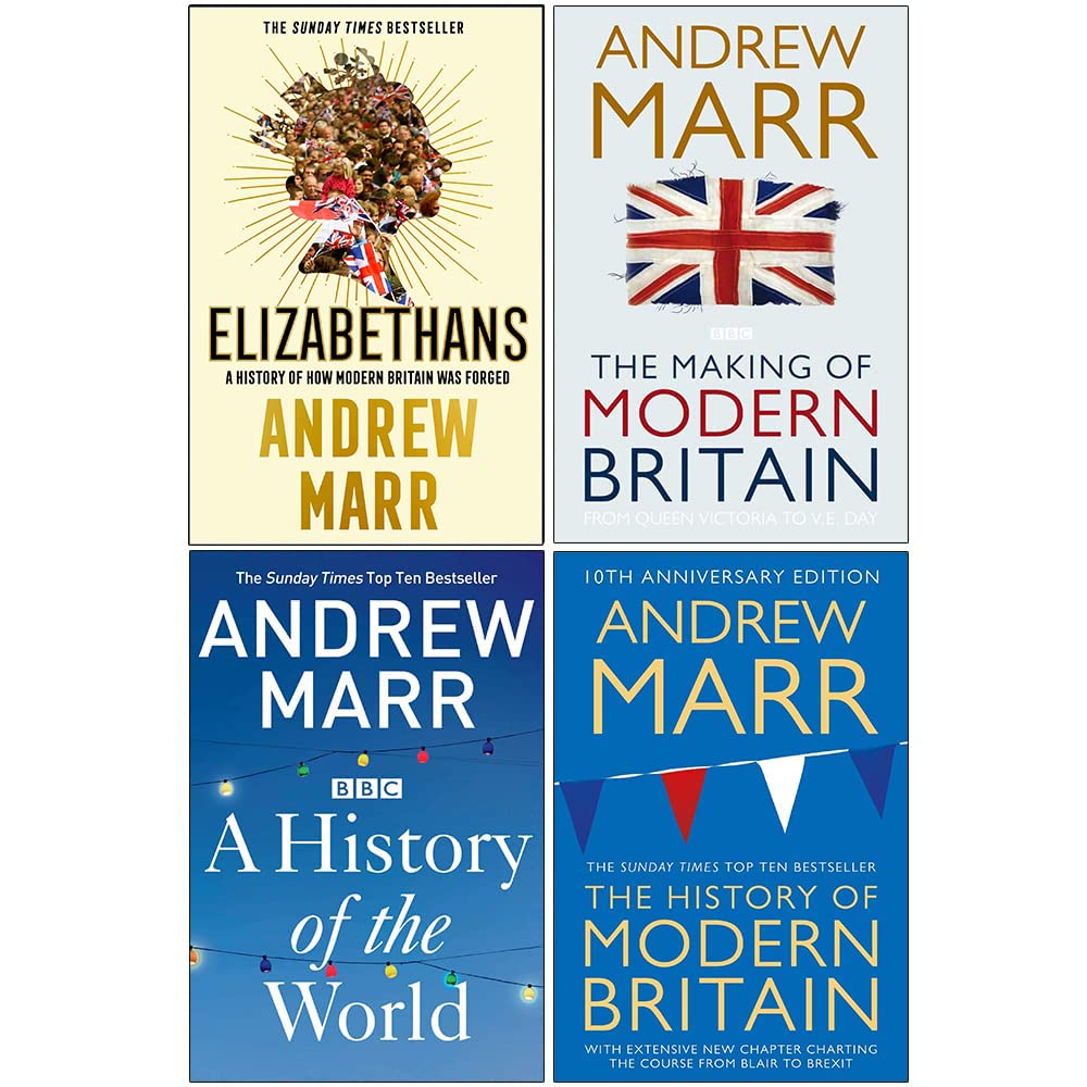 Andrew Marr Collection 4 Books Set (Elizabethans, The Making of Modern ...