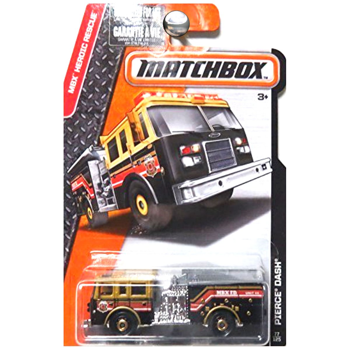 Amazon.com: Matchbox, 2016 MBX Heroic Rescue, Pierce Dash Fire Engine ...