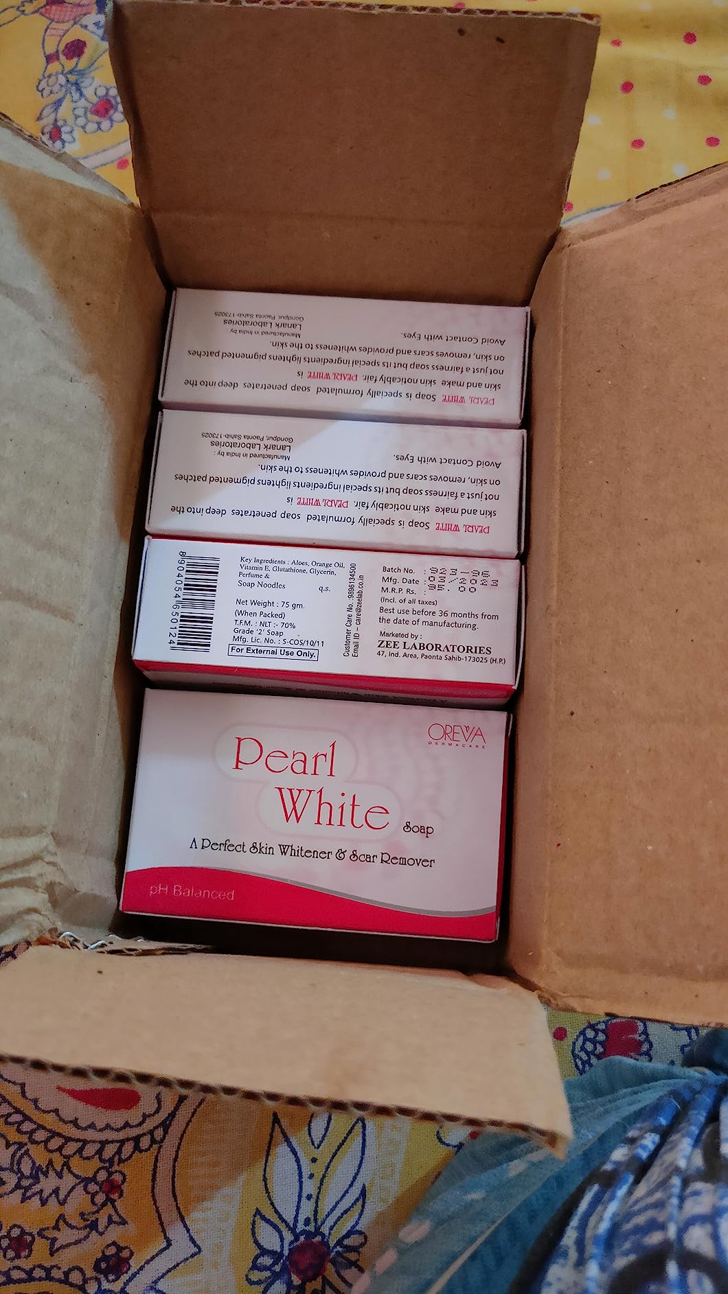 Buy LYUD Pearl White Soap Ph Balanced Soap for Skin Brighter Skin Tone ...