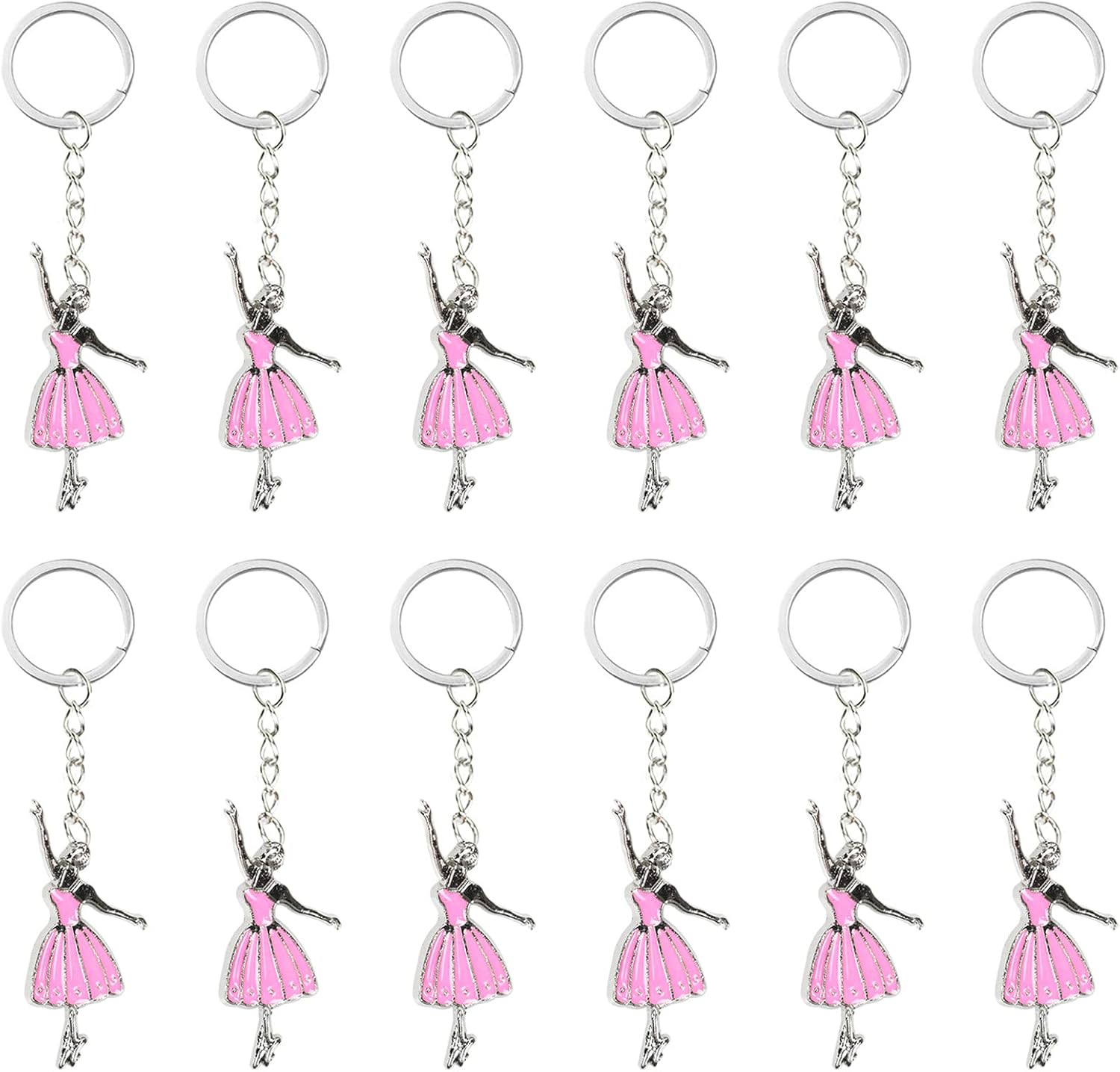 Amazon.com: Chris.W 12pcs Ballerina Dancer Keychains, Ballet Dander Key ...