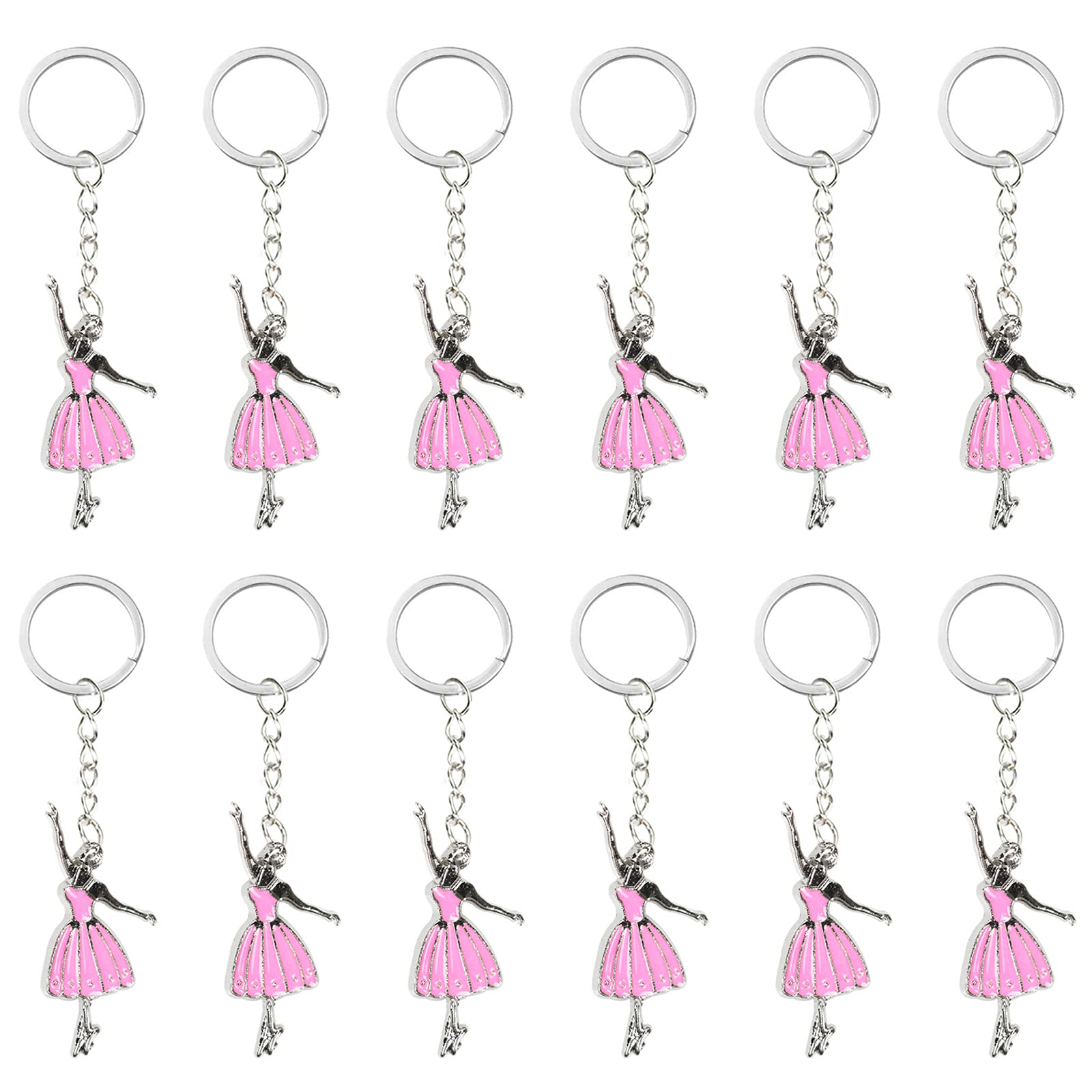Amazon.com: Chris.W 12pcs Ballerina Dancer Keychains, Ballet Dander Key ...