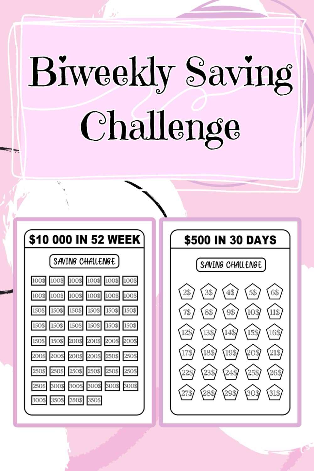 Biweekly Saving Challenge: 120 Page Ultimate Book of Savings Challenges ...