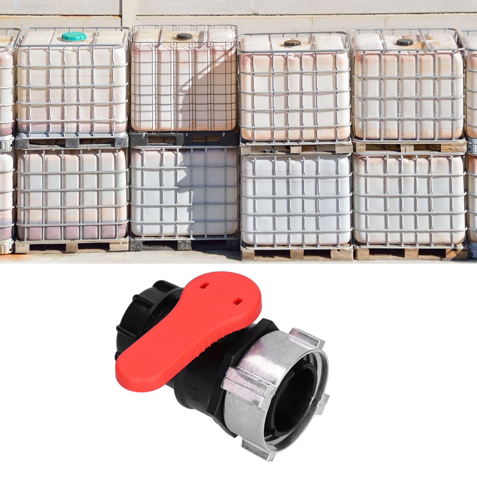 Snapklik.com : Ibc Adapter Ball Valve, Tank Replacement Drain Hose ...