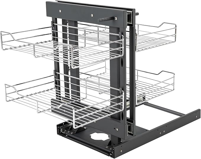 Amazon.com: CUBELLIN 2-Tier Blind Corner Cabinet Pull Out Kitchen ...