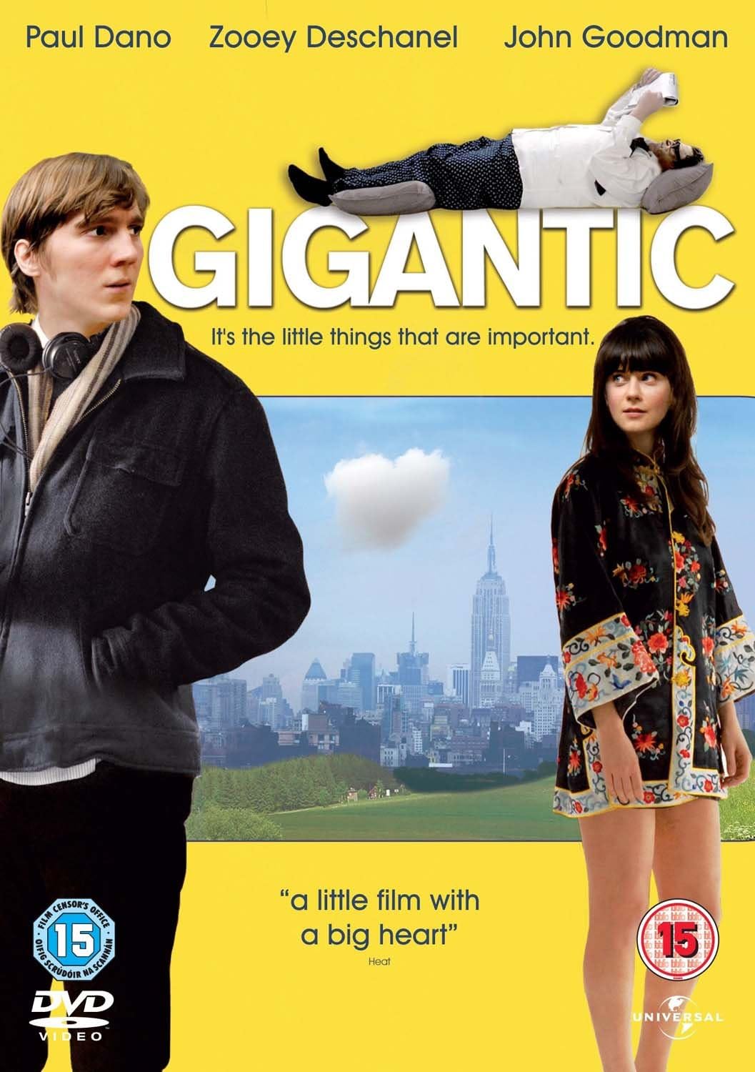 Gigantic [DVD]: Amazon.co.uk: Paul Dano, Zooey Deschanel, John Goodman ...