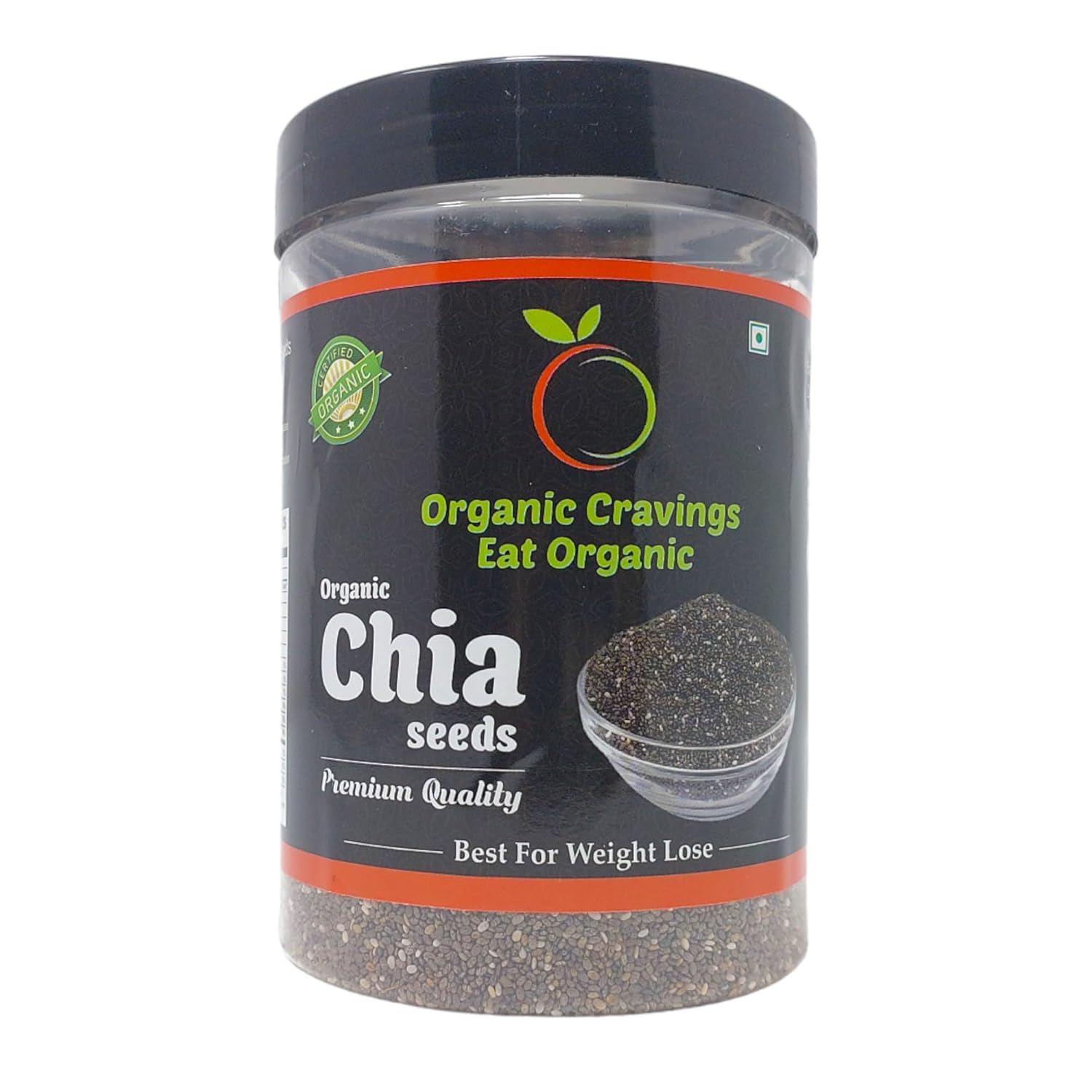 Organic Cravings Eat Organic 100% Organic & Imported Chia Seeds 500 Grm ...