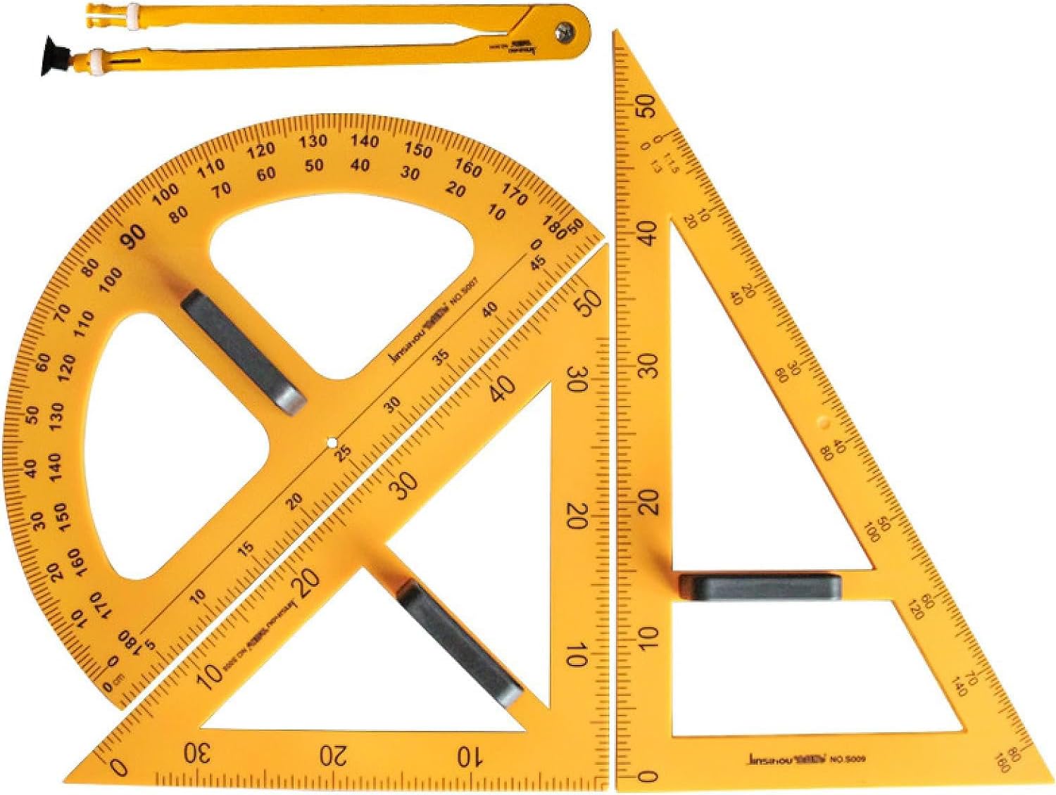 Amazon.com: NOALED Magnetic Classroom Whiteboard Geometry 4 Piece Set ...