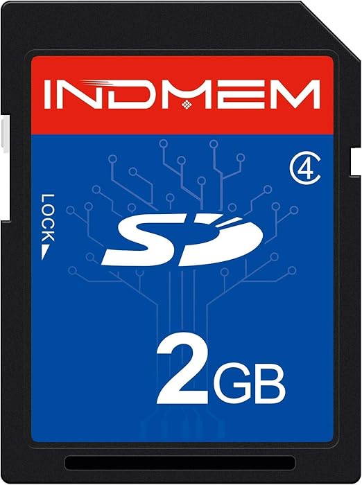 Amazon.com: INDMEM SD Card 2GB Class 4 Flash Memory Card 2G SLC Stanard ...