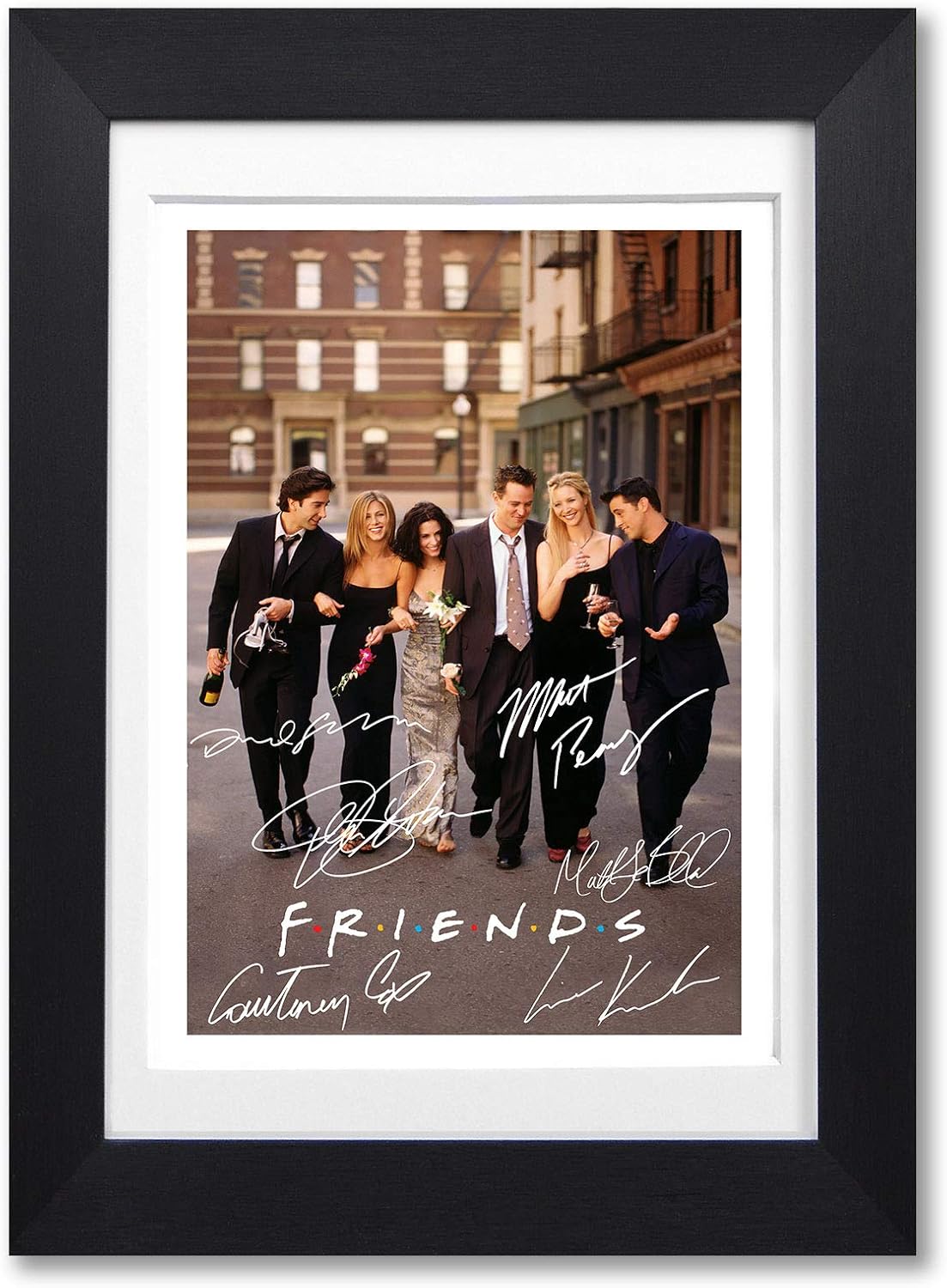 Buy Memorabilia Friends Full Cast Signed Autograph Signature A4 Poster ...