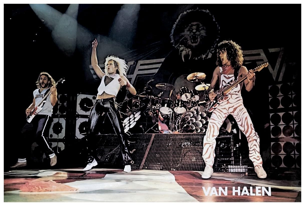 Amazon.com: Generic Van Halen Poster Print | Landscape Color | Home ...