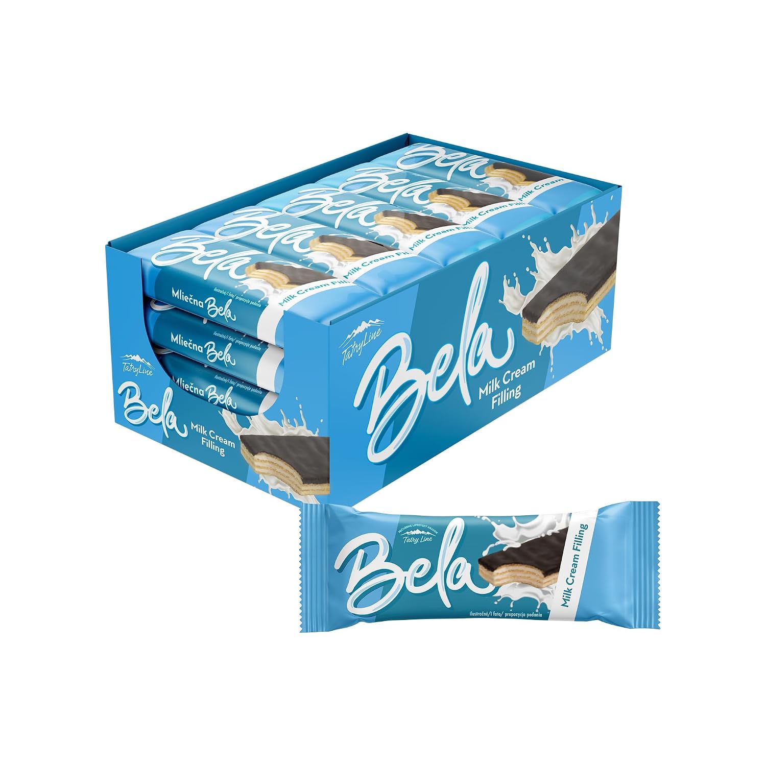 Amazon.com: Bela - European Czech & Slovak Wafers Milk Cream with ...