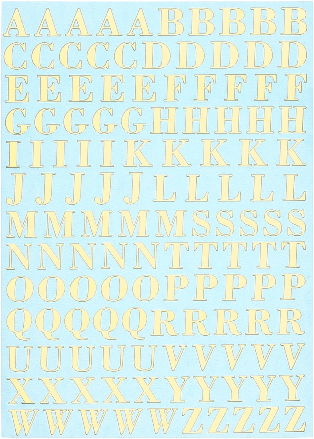 Amazon.com: MECCANIXITY Letter Resin Stickers 3D Small A to Z Gold Mini ...