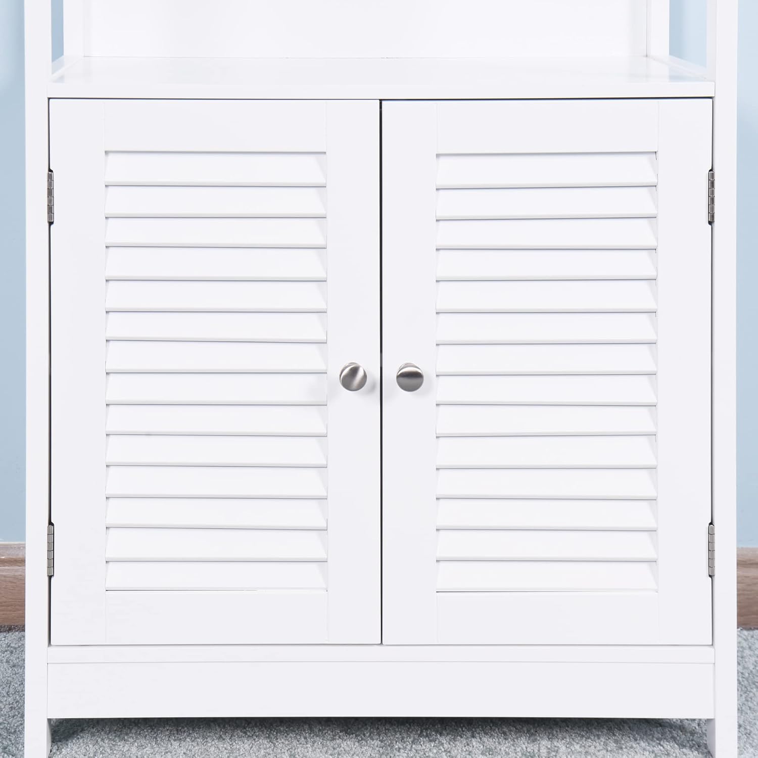 Amazon.com: Petfu Simple Storage Cabinet, Bathroom Tall Cabinet ...