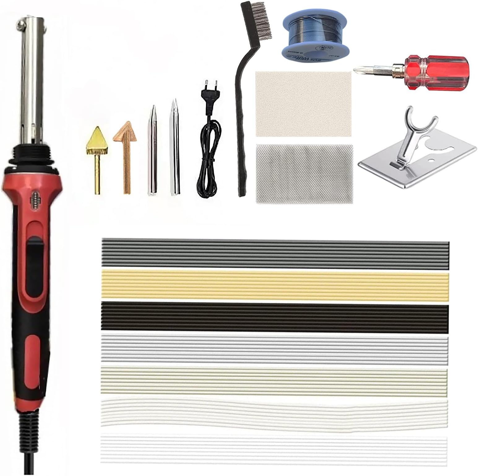 100W Plastic Welding Kit Soldering Iron Kit, 3-Speed Temperature ...