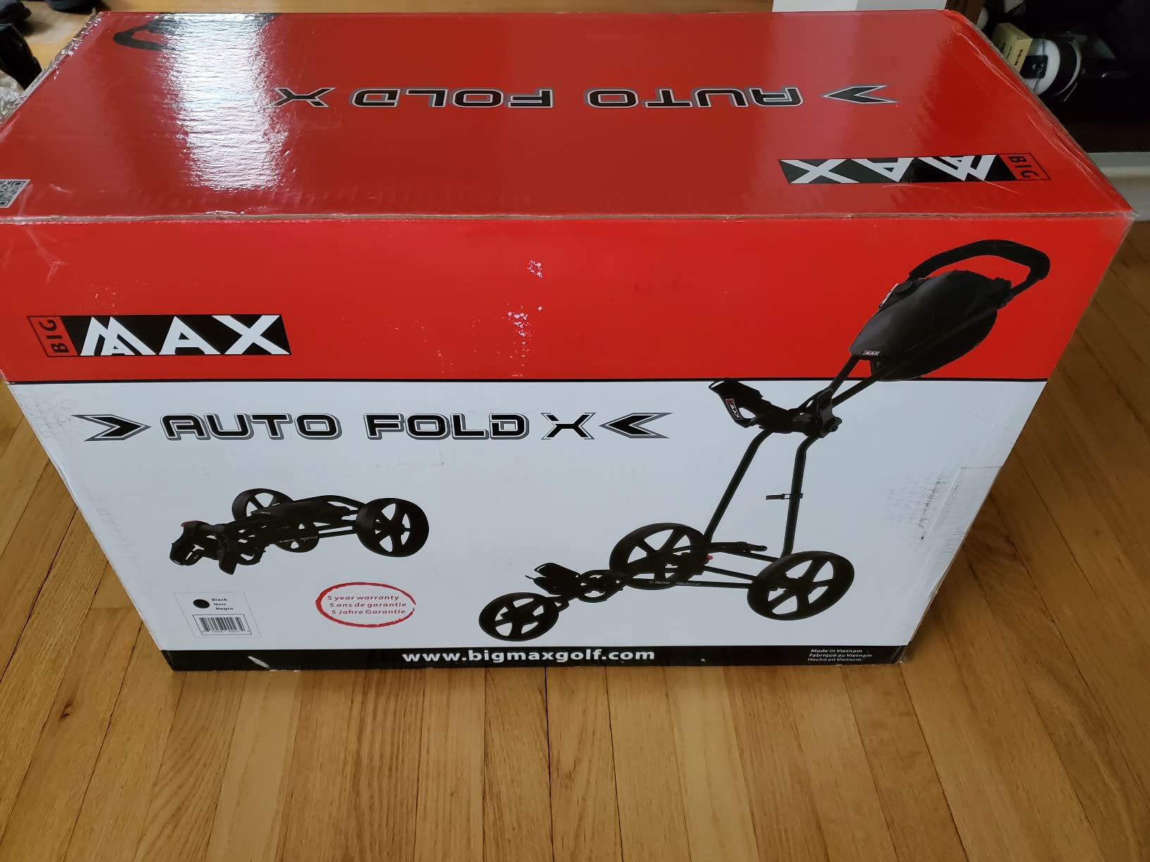 $23/mo - Finance Big Max Autofold X Golf Push Cart – Lightweight ...