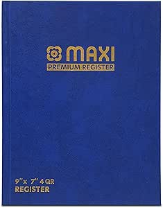 MAXI REGISTER BOOK/MANUSCRIPT BOOK A4 2QR 60GSM 96 SHEETS : Amazon.ae ...
