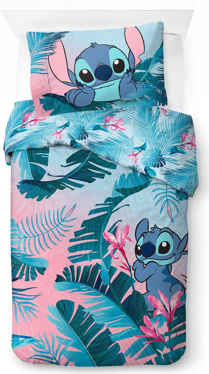Disney Lilo and Stitch Bedding Single Duvet Cover Set Reversible with ...