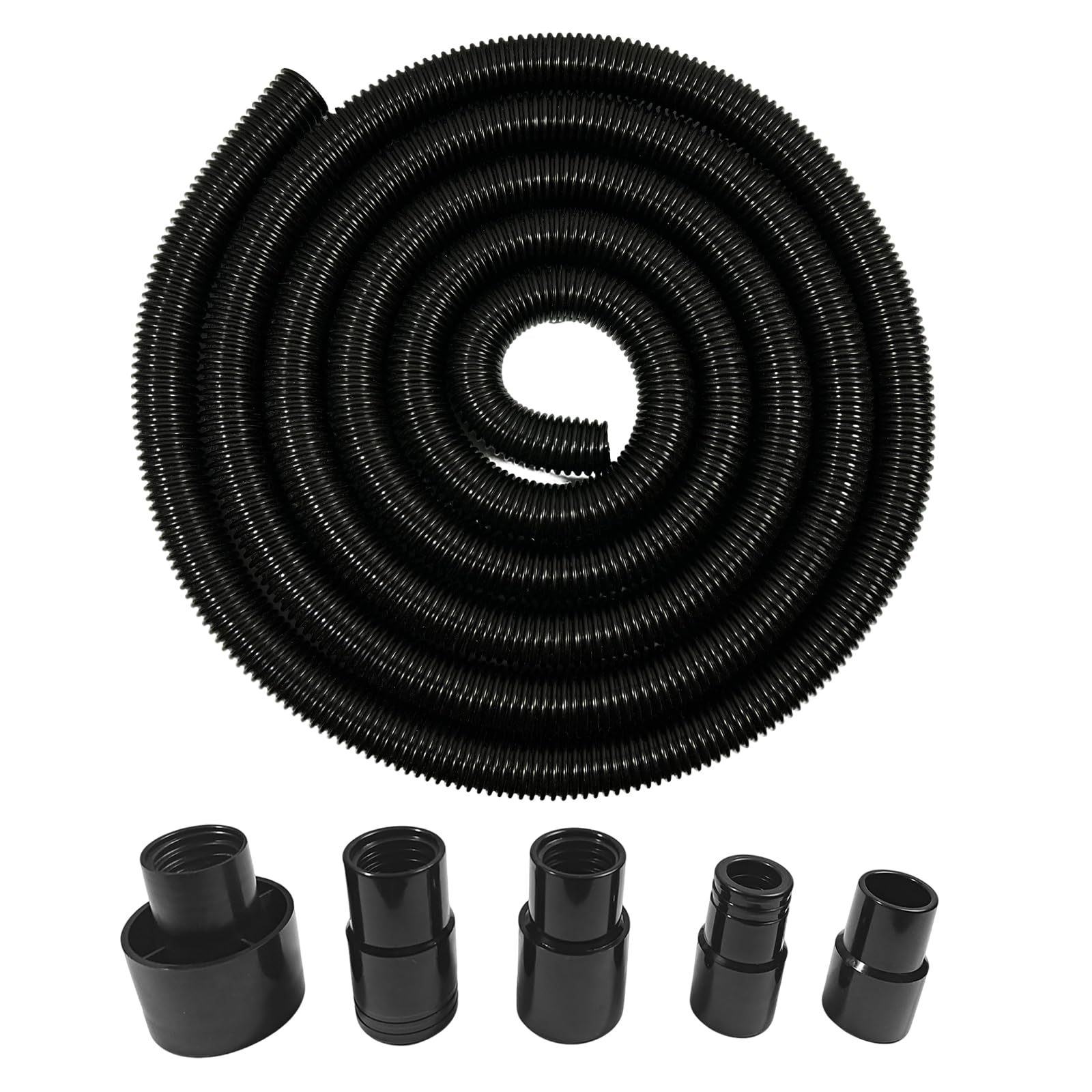 Shop Vacuum Dust Collection Hose Kit, 12 Ft Dust Collection Hose Kit ...