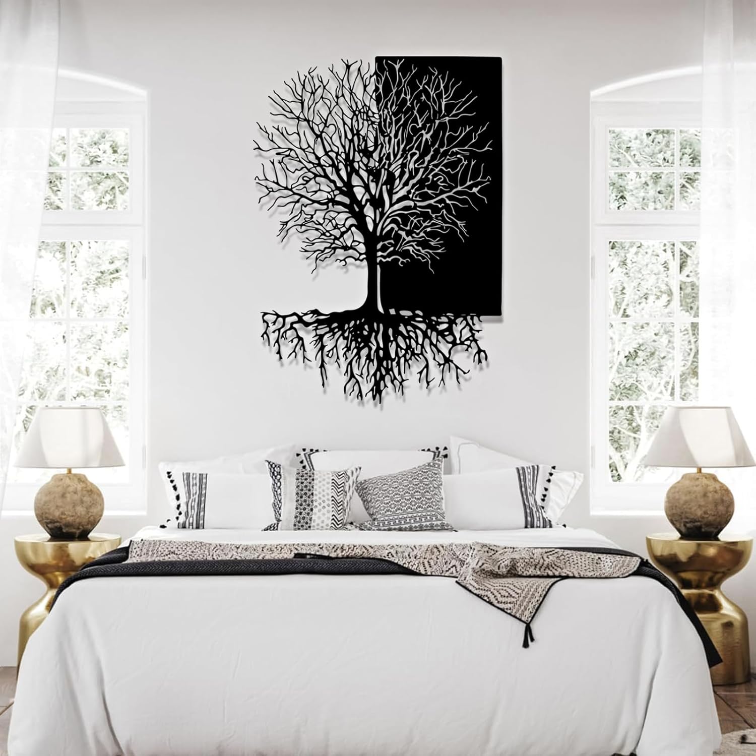 Amazon.com: Tree of Life Metal Wall Art, Tree of Life Metal Decor ...