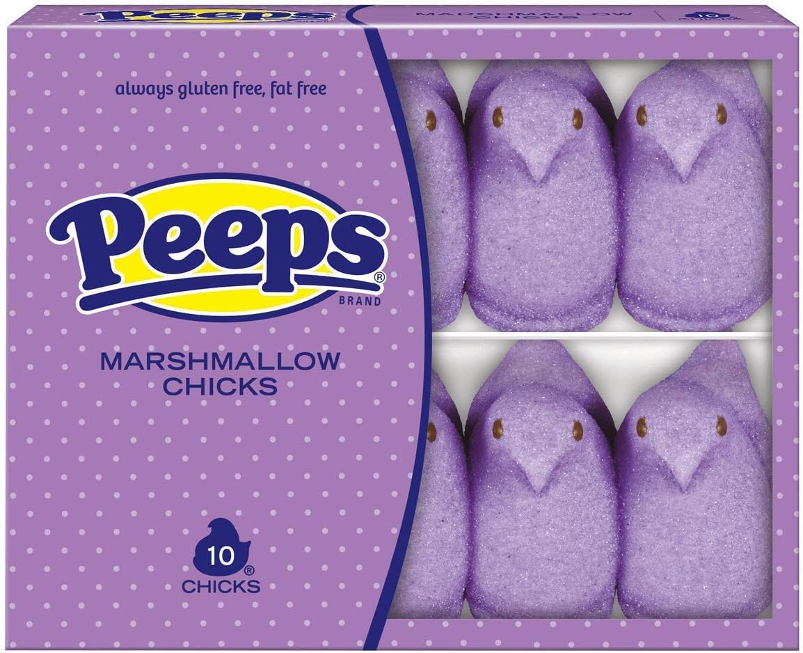 Amazon.com : Easter Marshmallow Chicks Peeps Variety Pack 4ct. : Easter ...